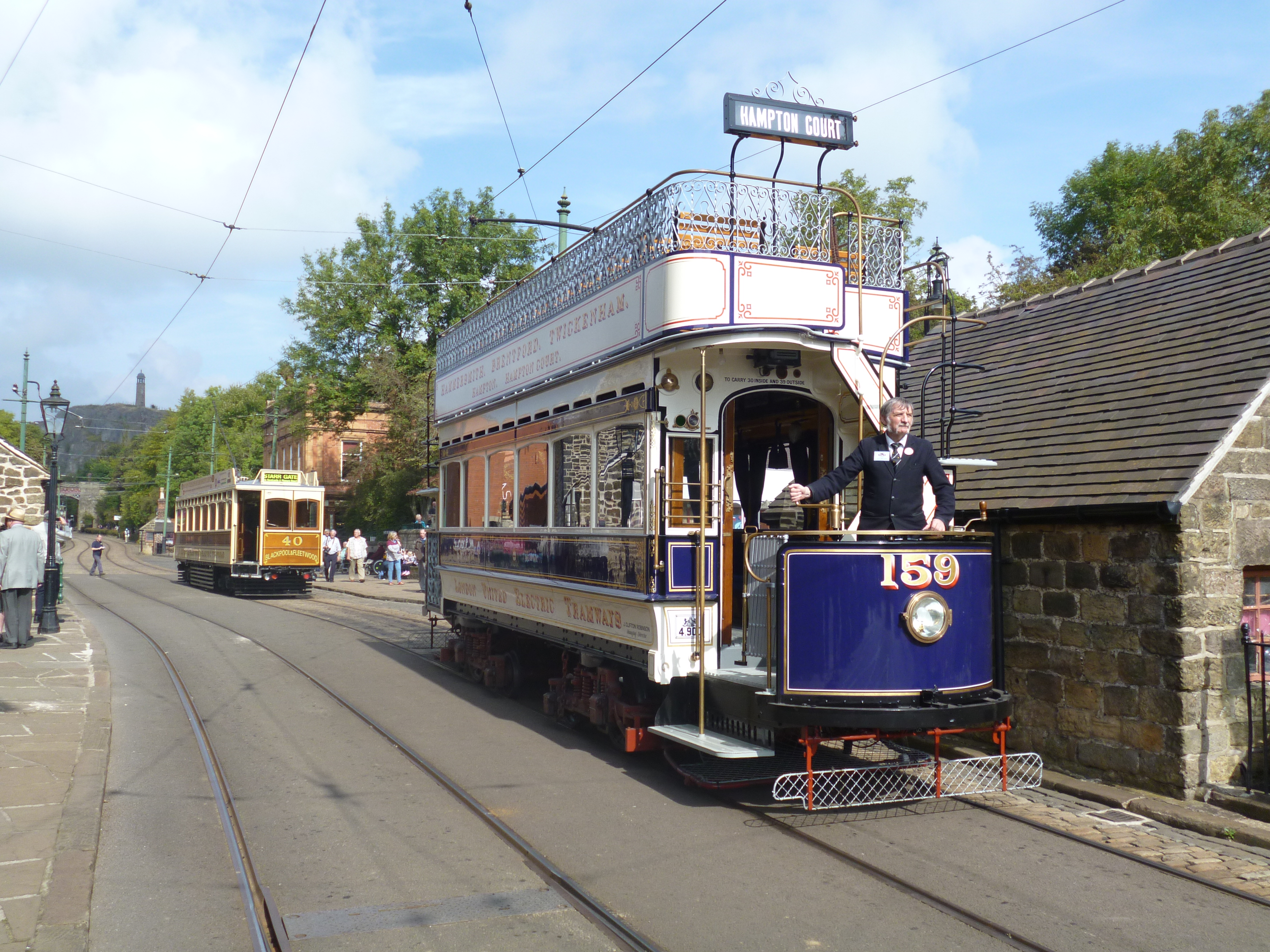 Electric 50 at the National Tramway Museum… – Beamish Transport Online