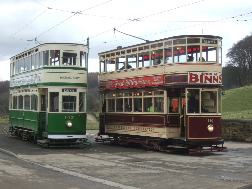 Blackpool 147 on test… – Beamish Transport Online